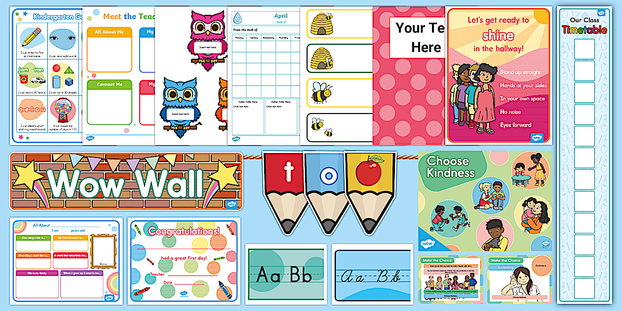 Caribbean Back to School Classroom Set-Up - Twinkl