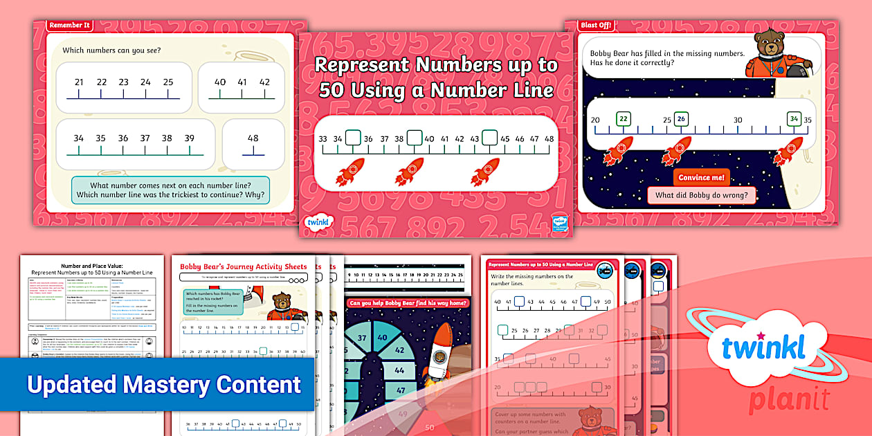 Y1 Number and Place Value Identify Represent Numbers 0-50