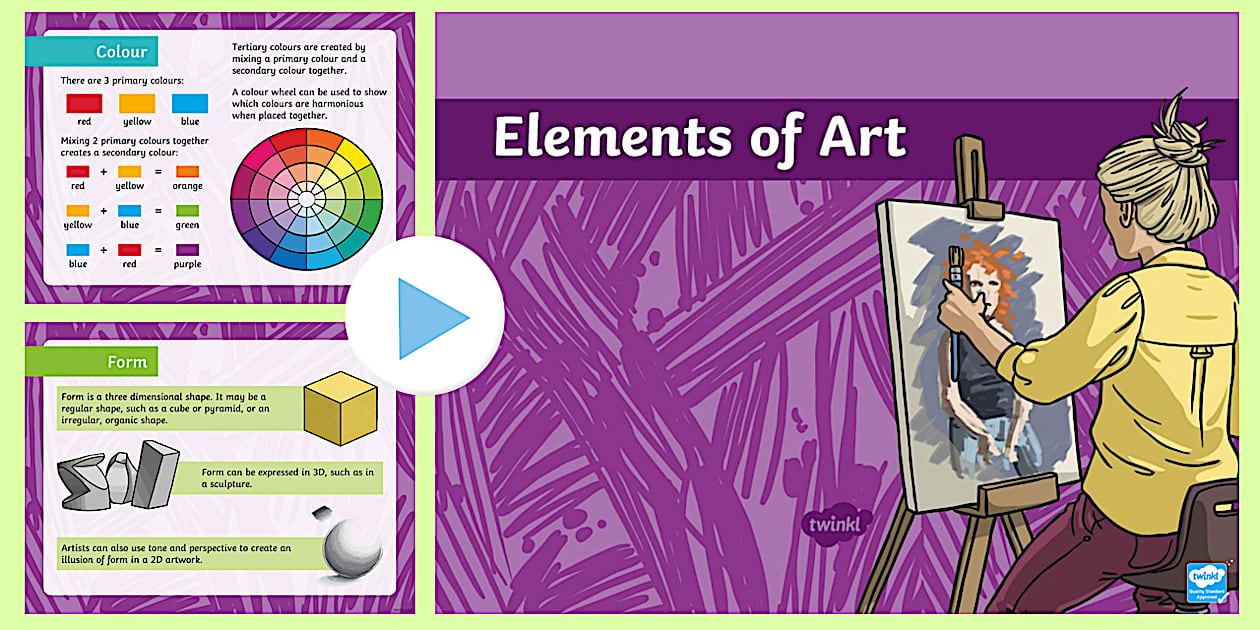Formal Elements of Art PowerPoint - Primary Resources