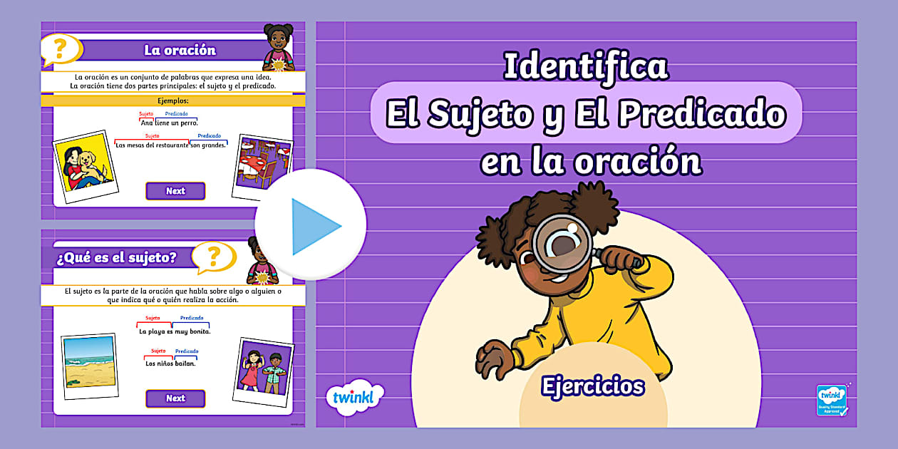 Power Point: Sujeto y predicado