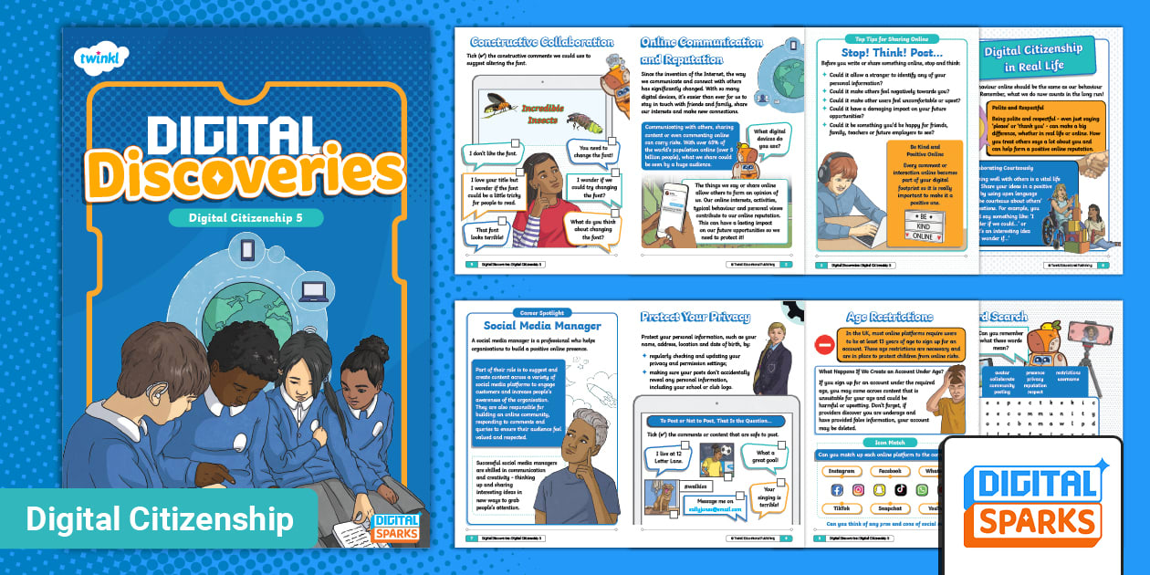 Digital Sparks: Digital Citizenship 5: Digital Discoveries