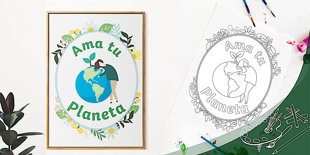 Póster: Ama tu planeta | Twinkl (professor feito) - Twinkl