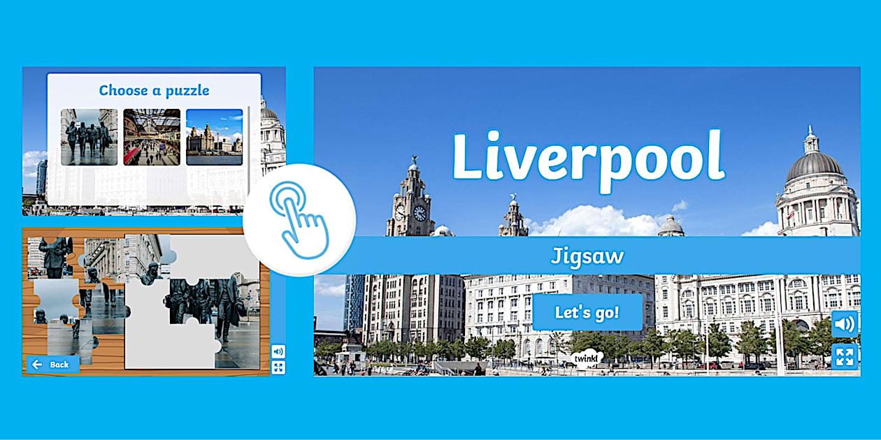 Liverpool Interactive Jigsaw (teacher made) - Twinkl