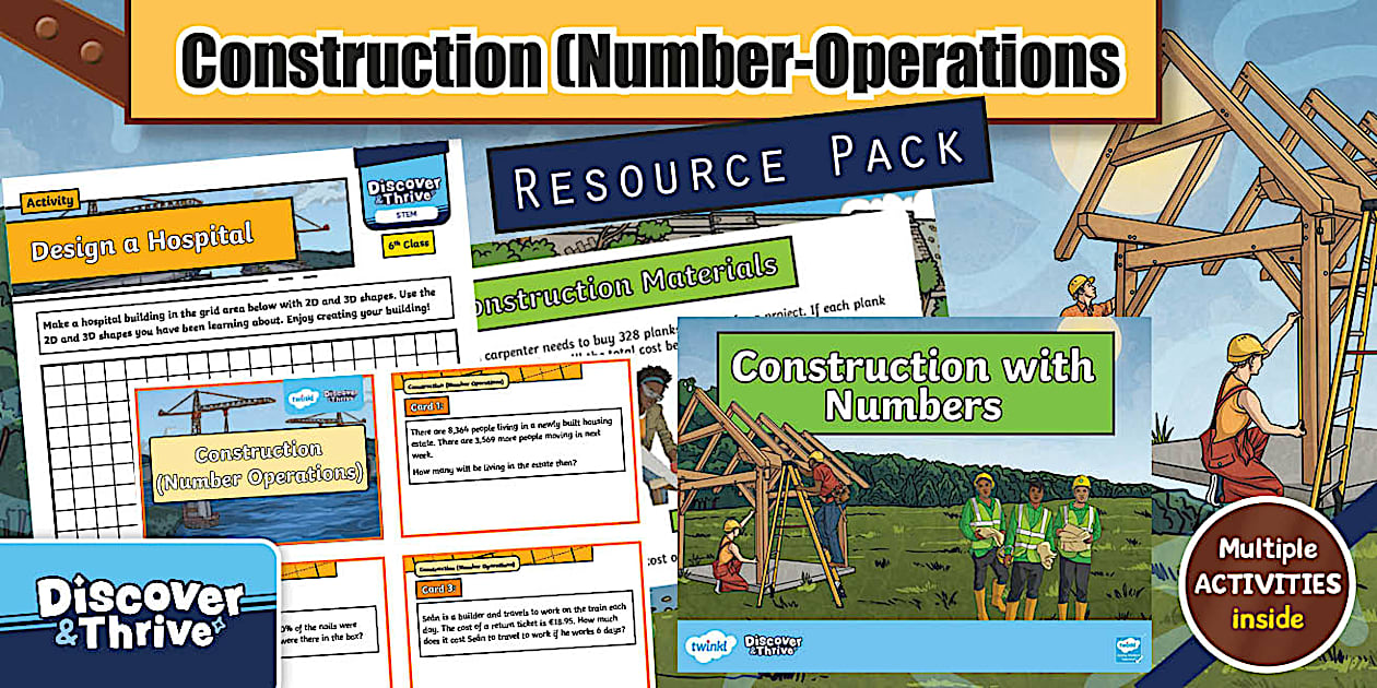 Construction (Number-Operations) Resource Pack