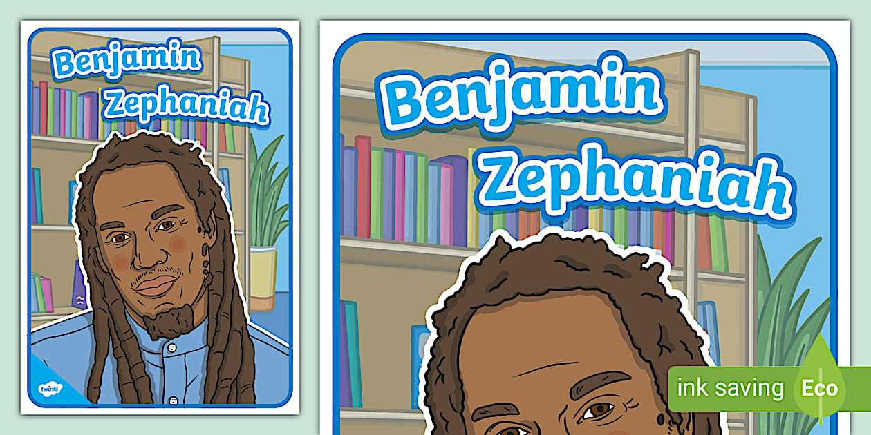 Benjamin Zephaniah Display Poster (teacher made) - Twinkl