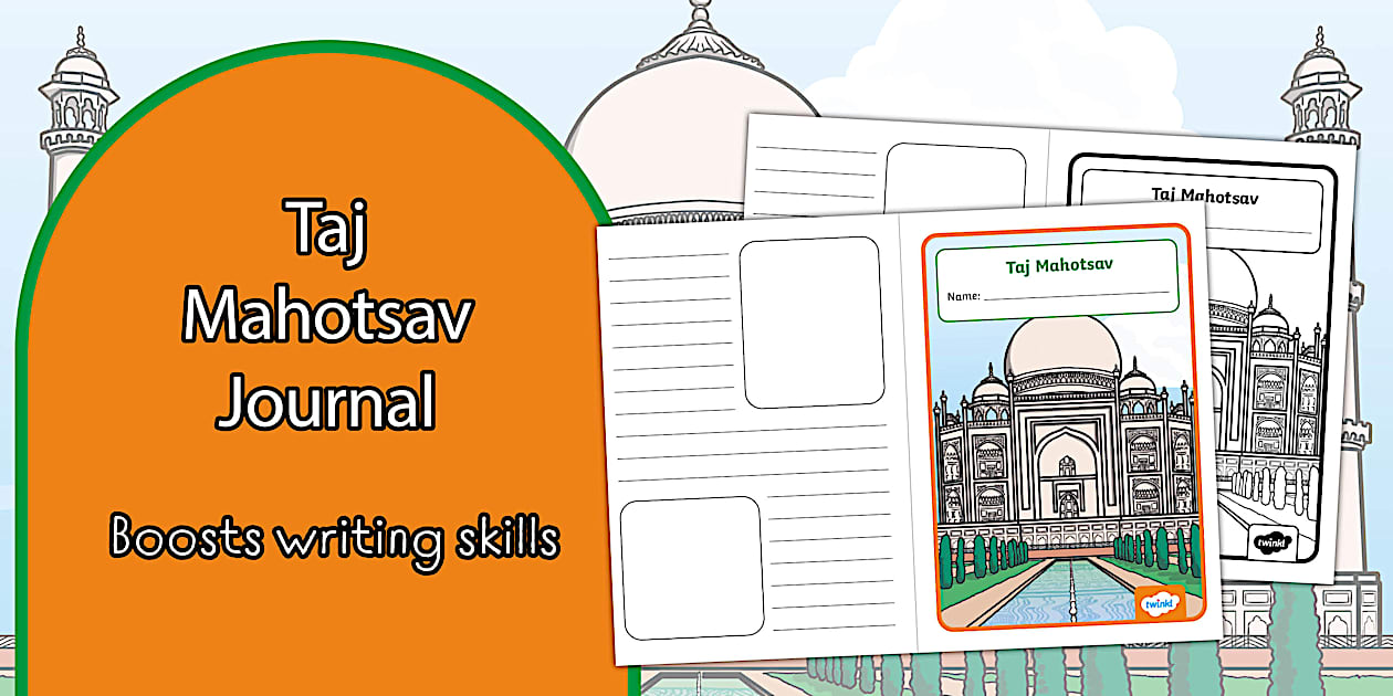 * NEW * Taj Mahotsav Journal Writing Frame