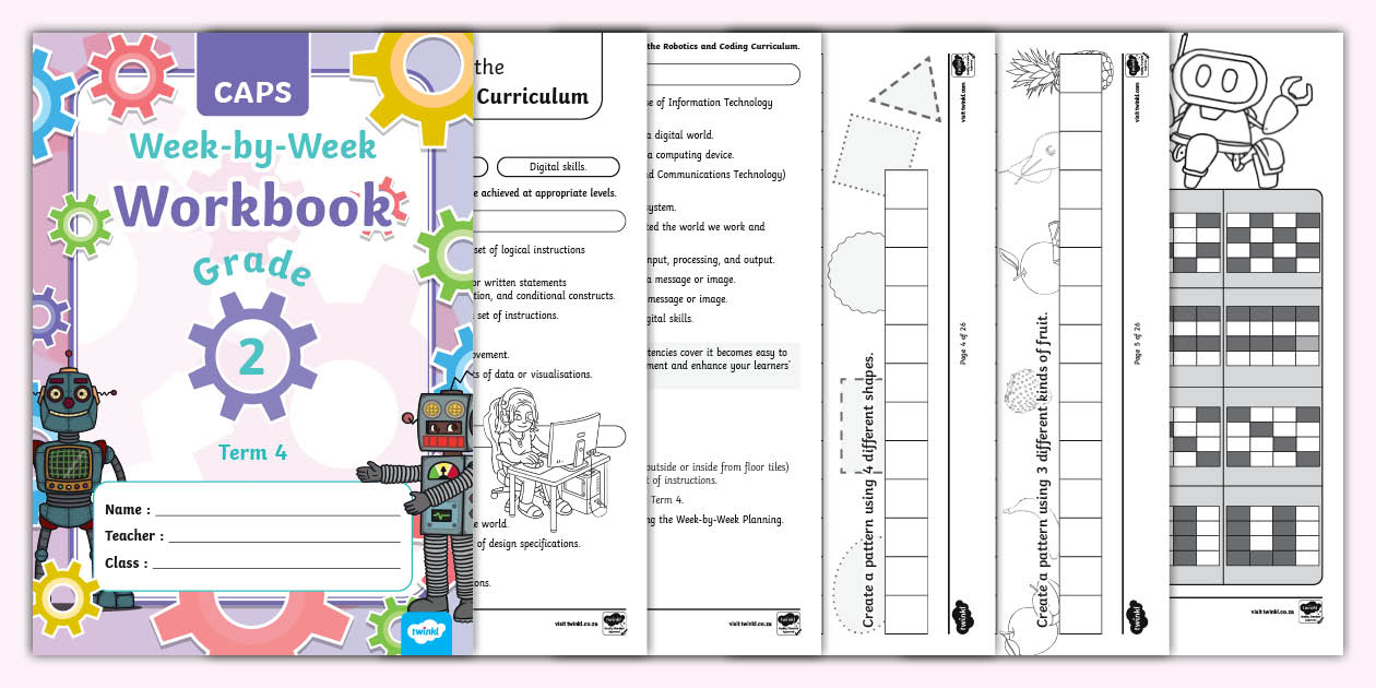 Robotics and Coding Grade 2 Term 4 CAPS Curriculum Workbook