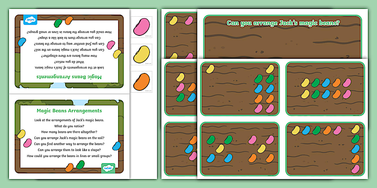 👉 Magic Beans Make Arrangements of 10 Activity | Twinkl