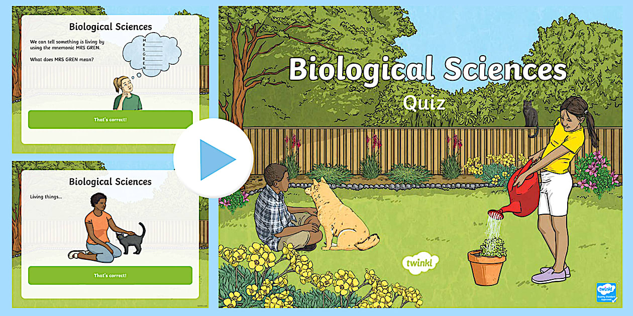 Year 3 Biological Sciences Quiz PowerPoint (teacher made)