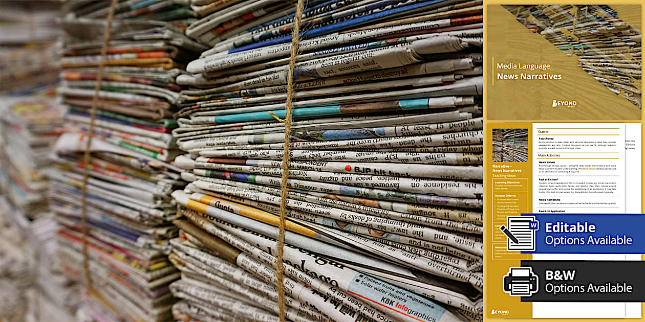 News Narrative | GCSE Media Studies | Beyond (teacher made)