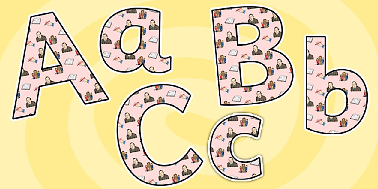 Cursive CS Lewis Themed A4 Display Lettering (teacher made)