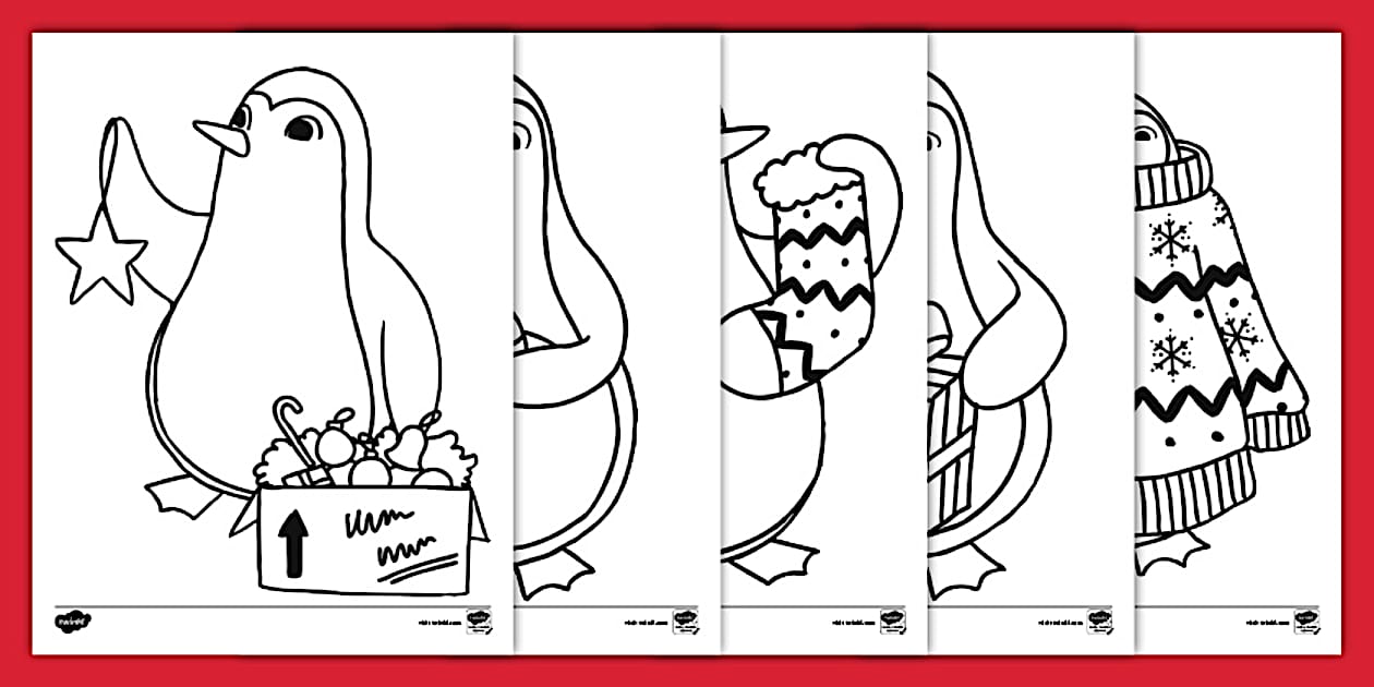 Penguin Coloring Pages PDF for Kids | Twinkl USA - Twinkl