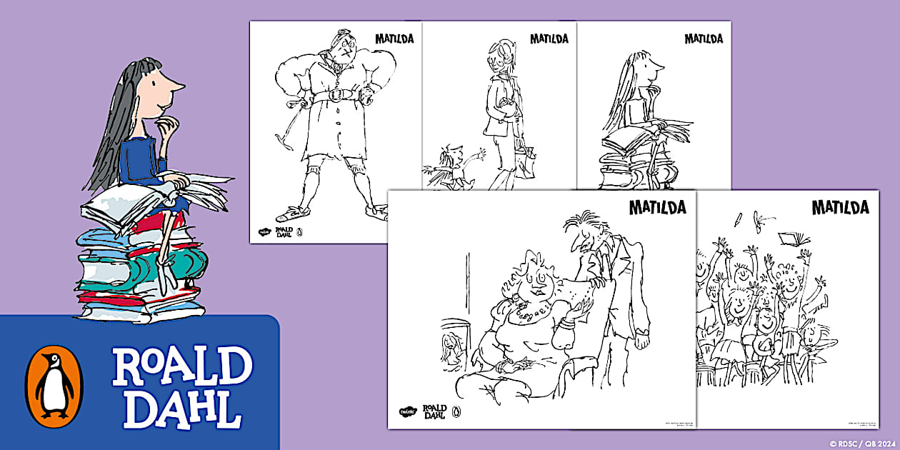 FREE! - Matilda: Coloring Sheets (teacher made) - Twinkl