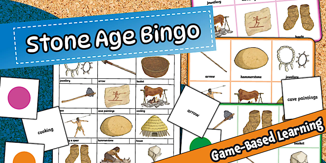 Stone Age Bingo - KS2 - Twinkl