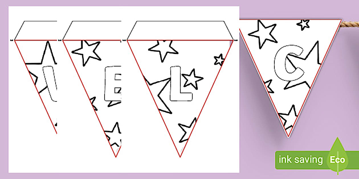 Editable Welcome Back Bunting (teacher made) - Twinkl