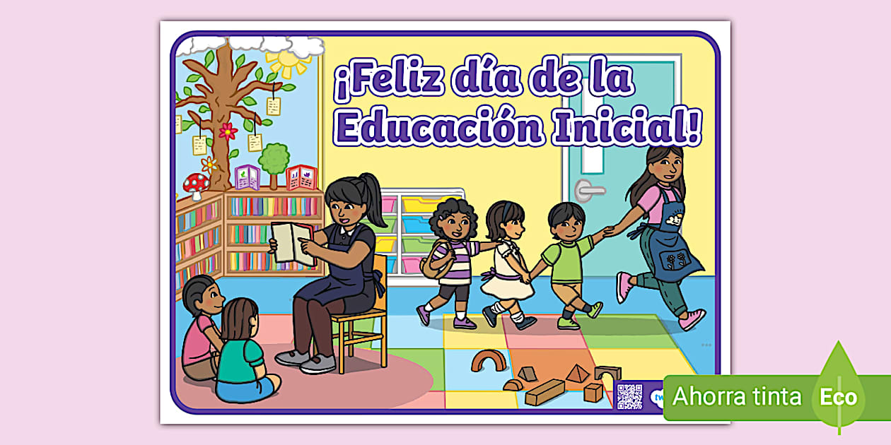 Afiche: Día de la educación inicial | Twinkl Perú