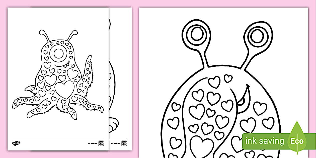 Lovable Monsters Colouring Pages | Twinkl Resources - Twinkl