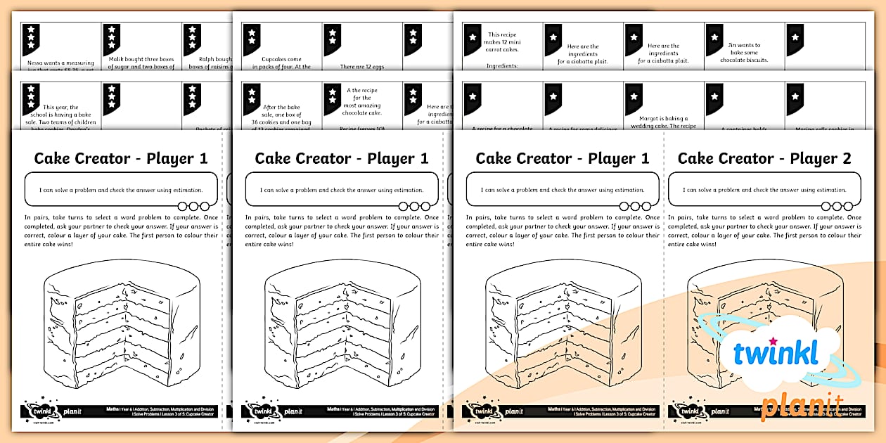 4 Operations Word Problems Differentiated Worksheets