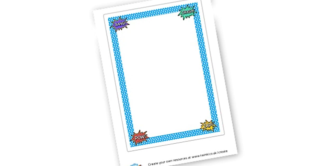 Superhero Themed Poem Template (profesor hizo) - Twinkl