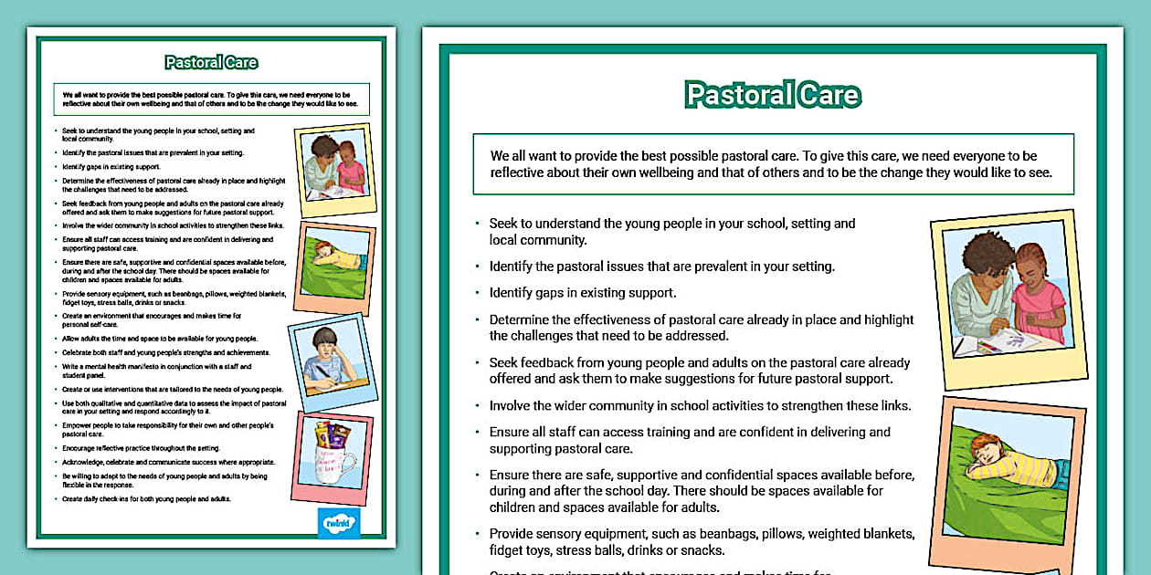 Pastoral Care Poster (teacher made) - Twinkl