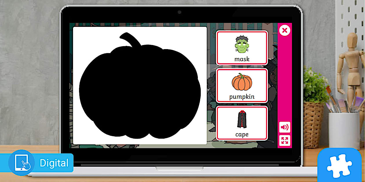 Interactive Halloween Shadow Matching Game | Twinkl Go!
