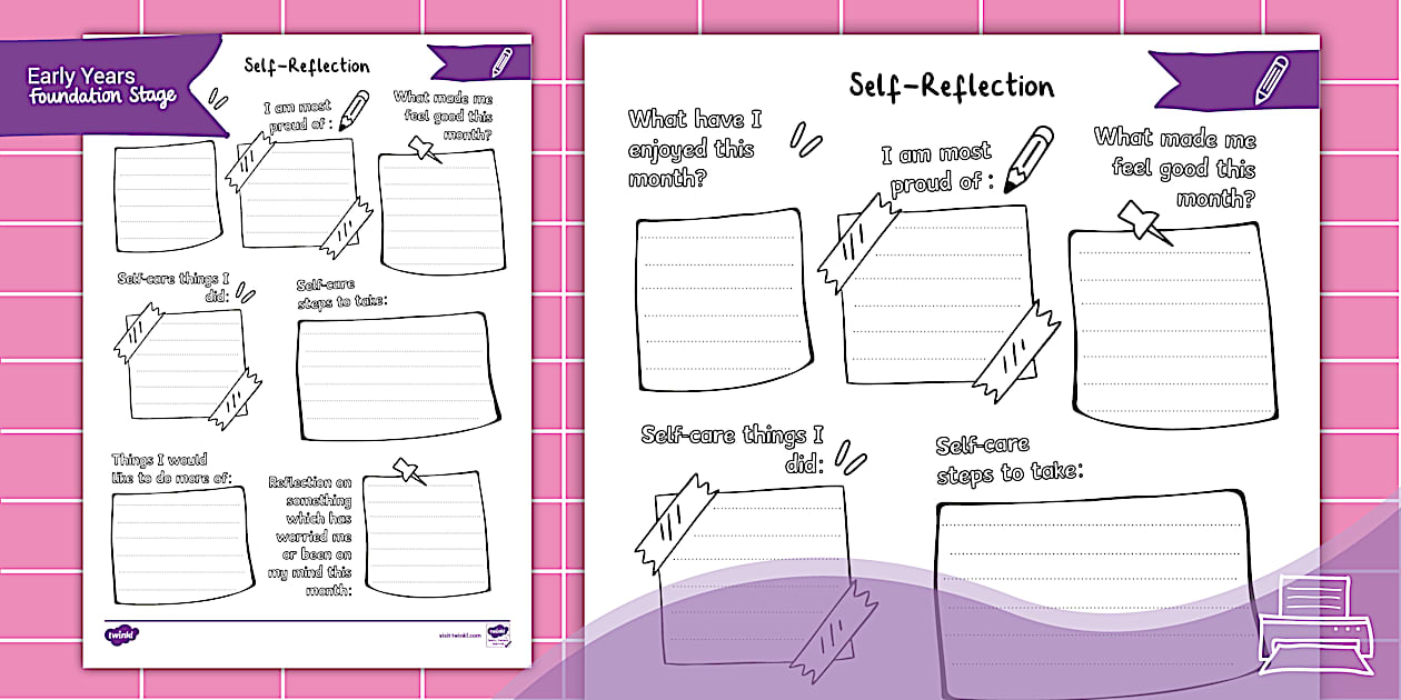 EYFS | Self-Reflection | Teacher Planner (teacher made)