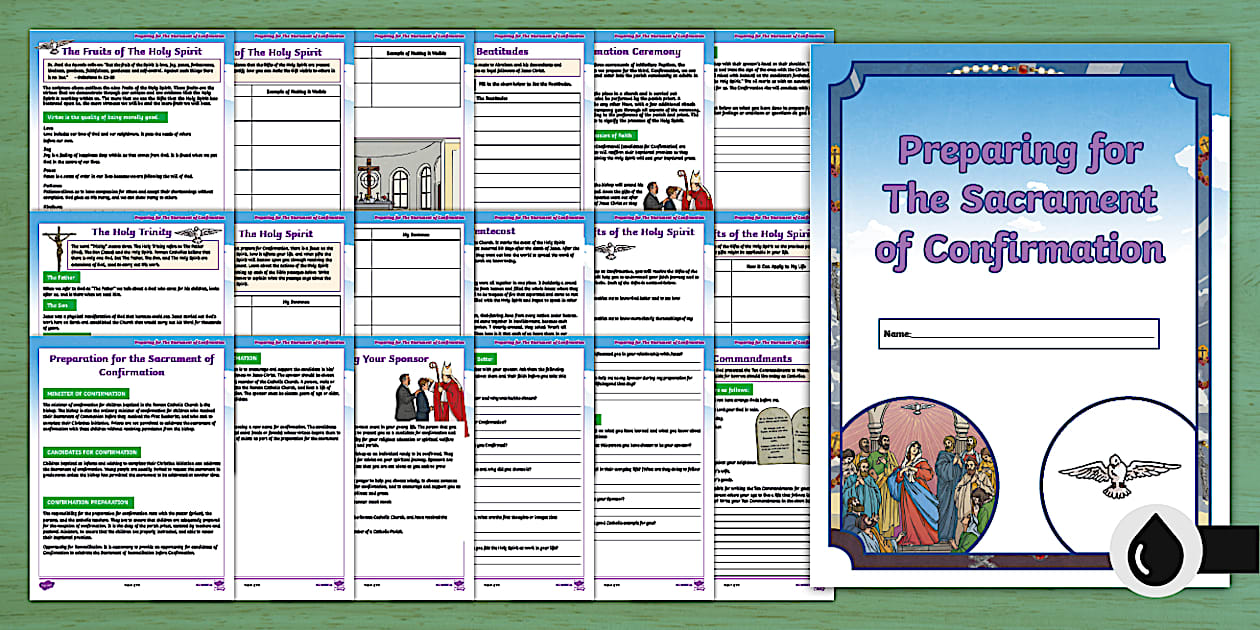 Confirmation Preparation Activity Book (Teacher-Made)
