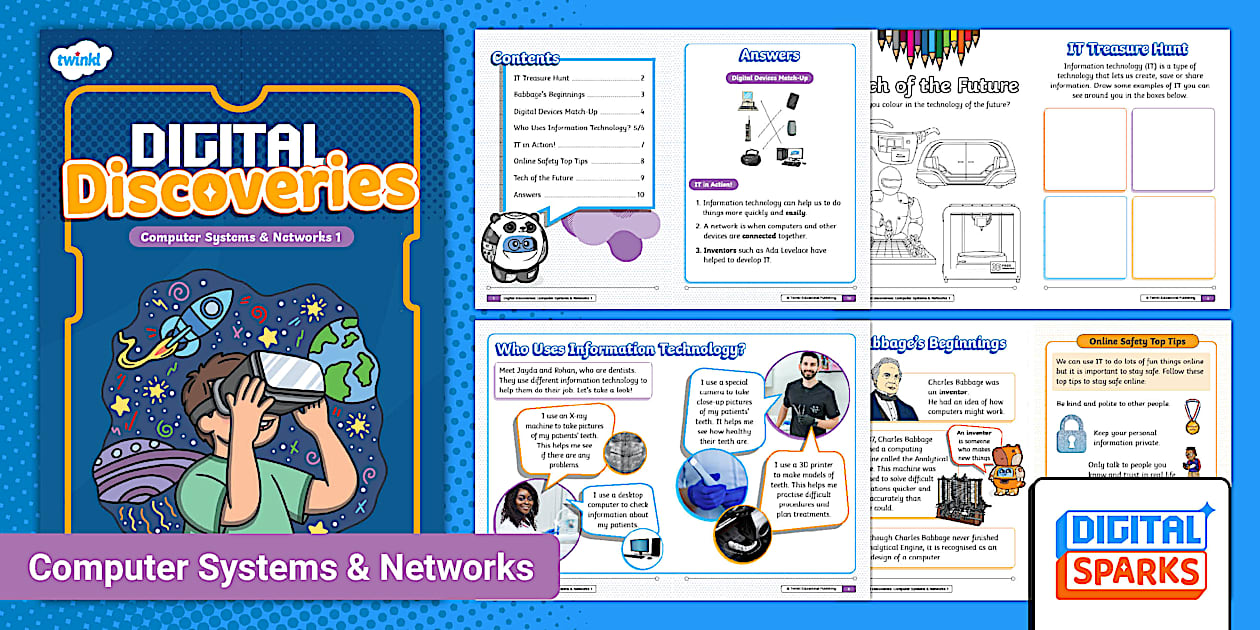 Digital Sparks: Computer Systems and Networks 1: Digital Discoveries ...