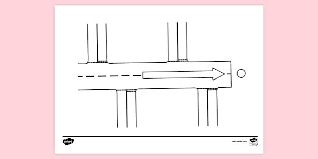 Generic Road Map Colouring | Colouring Sheets (teacher made)