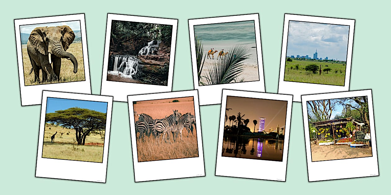 Kenya Instant Photo Style Display Images (teacher made)