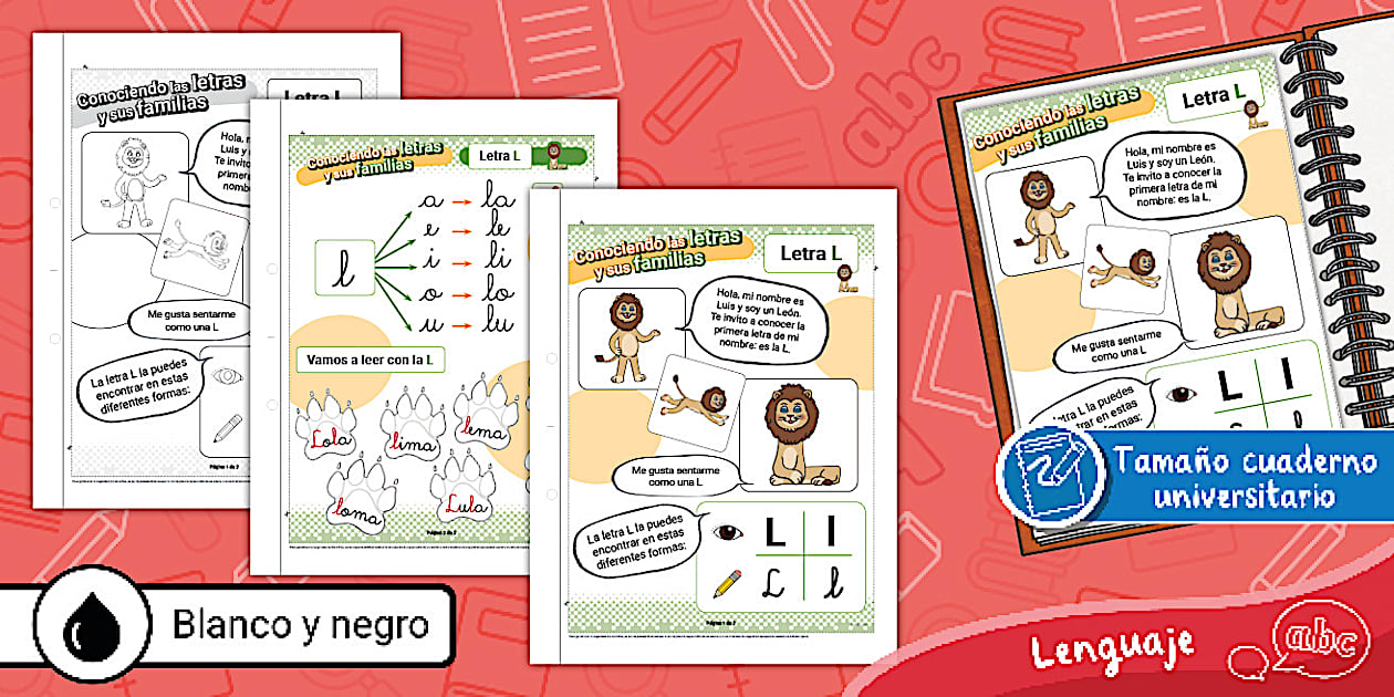 Guía | Trabajo | letra | l | L | (l'enseignant a fait)