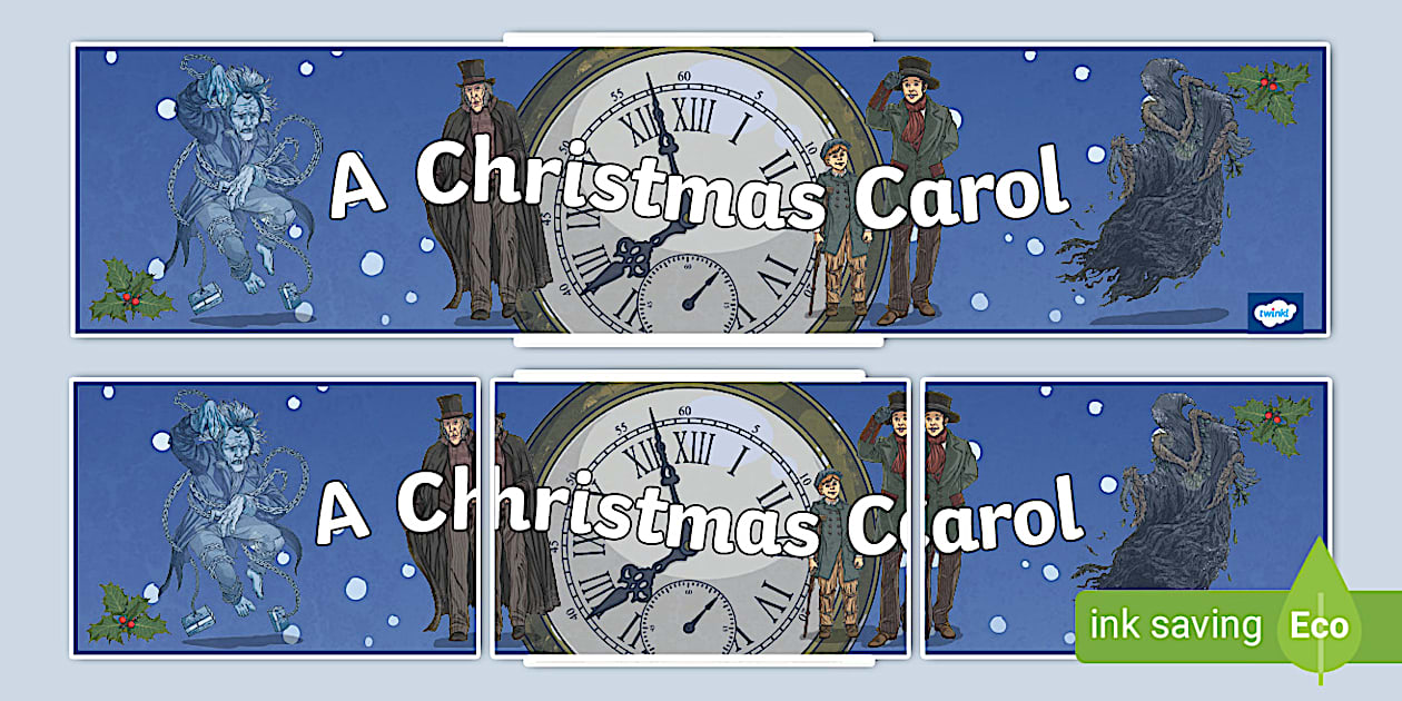 A Christmas Carol Display Banner (teacher made) - Twinkl