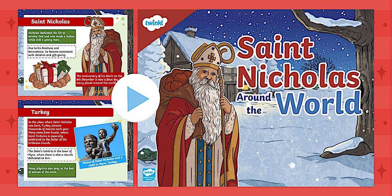 KS2 Saint Nicholas Around the World PowerPoint - Twinkl