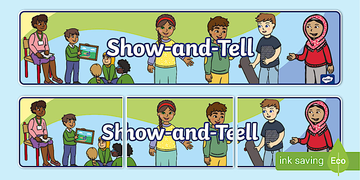 Show-and-Tell Display Banner (teacher made) - Twinkl