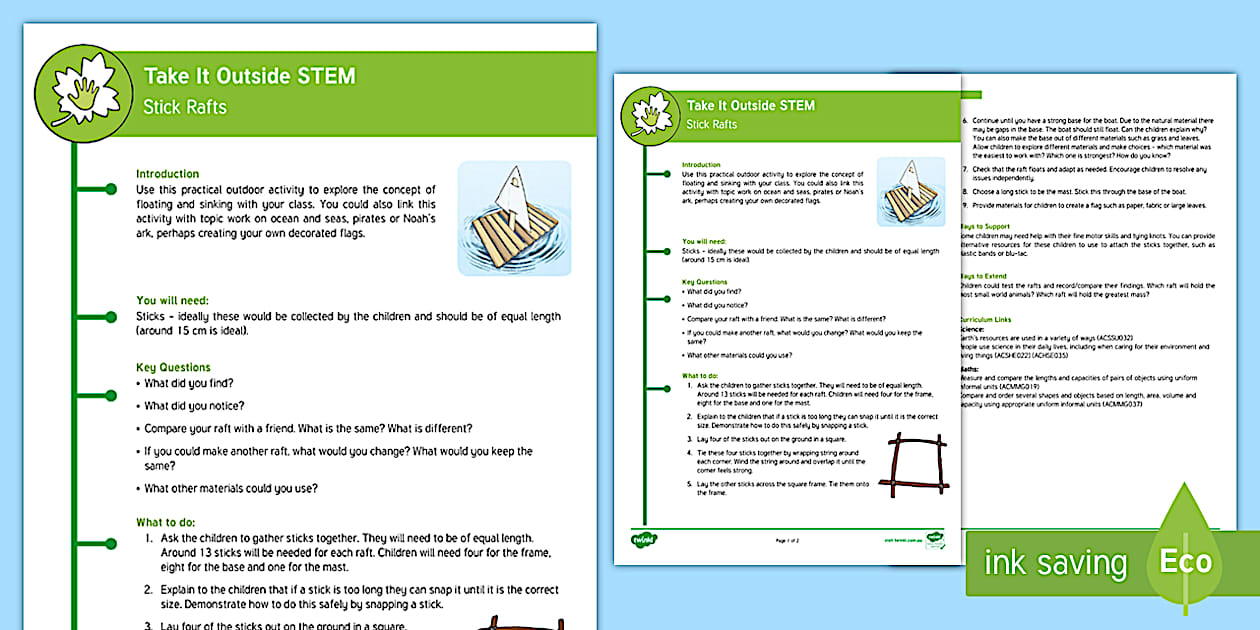 Build a Raft STEM Activity | STEM Challenge | Primary