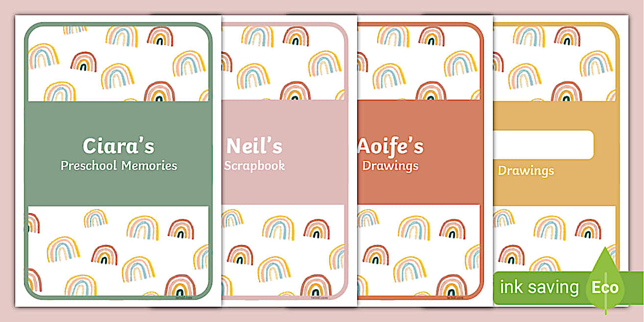 Editable Early Years Book Covers (teacher made) - Twinkl