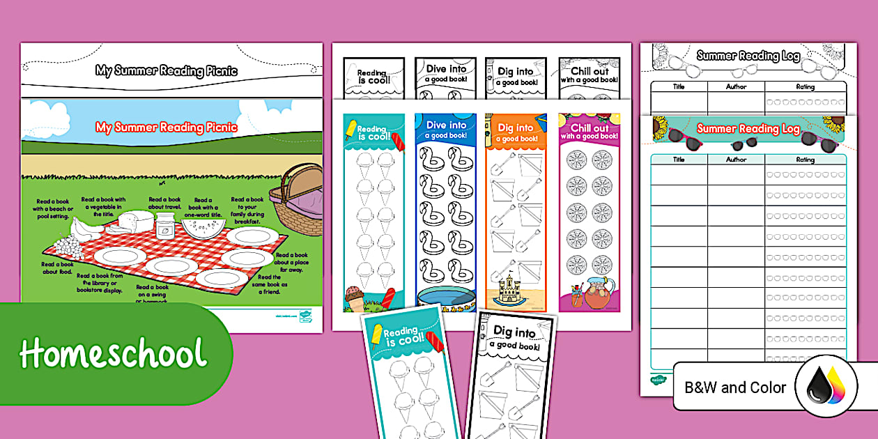 Summer Reading Log | Book Challenge | Twinkl USA - Twinkl