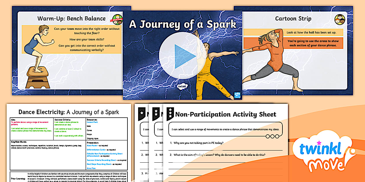 Year 6 Dance: Electricity Lesson 5 - The Journey of a Spark