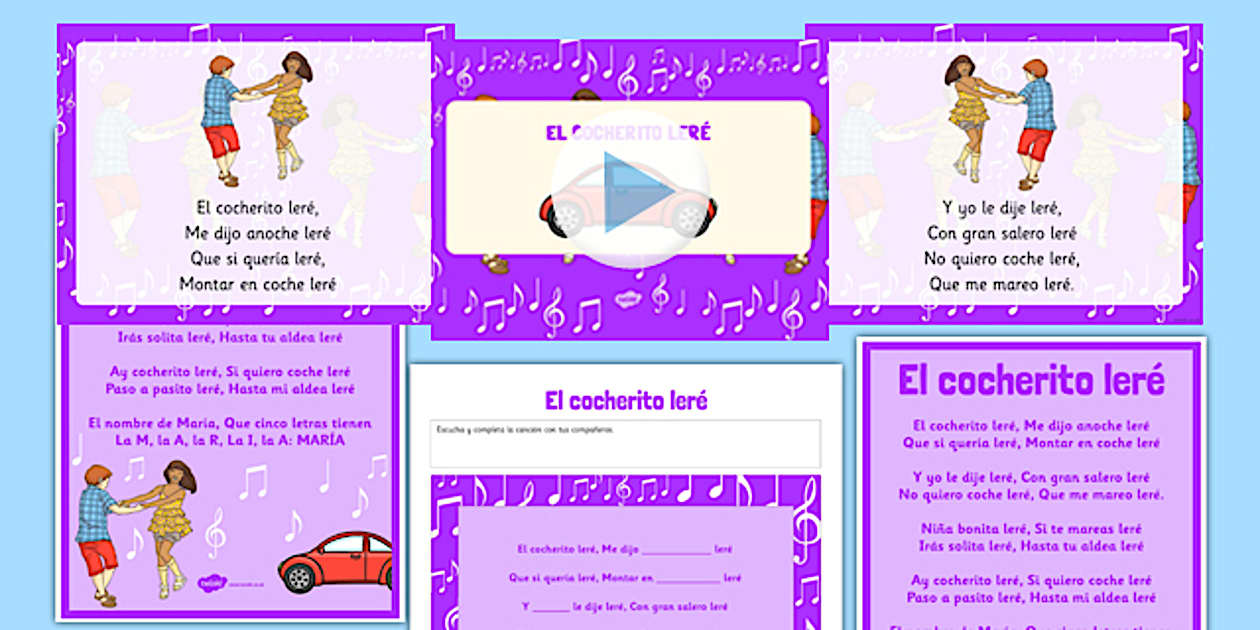 Traditional Spanish Nursery Rhymes | El Cocherito | Twinkl