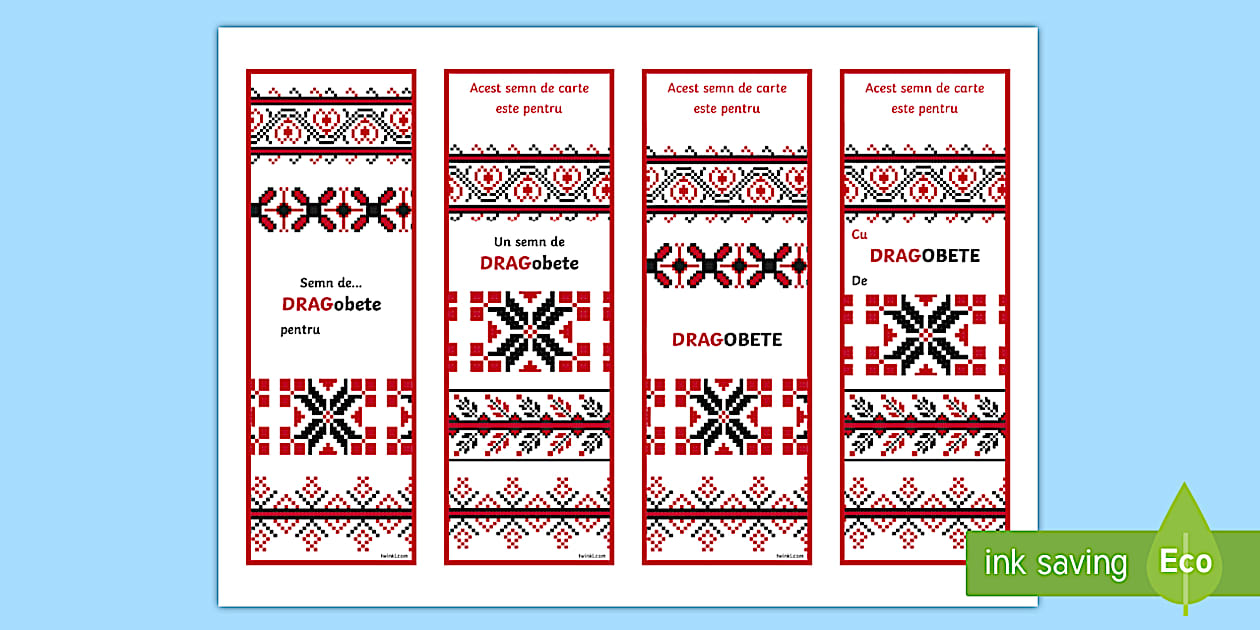 Dragobete Semne de carte - Twinkl