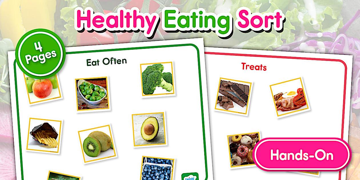 Healthy Eating Sort for PreK-1st Grade (teacher made)