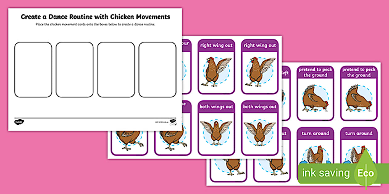 Whitney and Britney Chicken Divas - Create a Dance Routine Activity