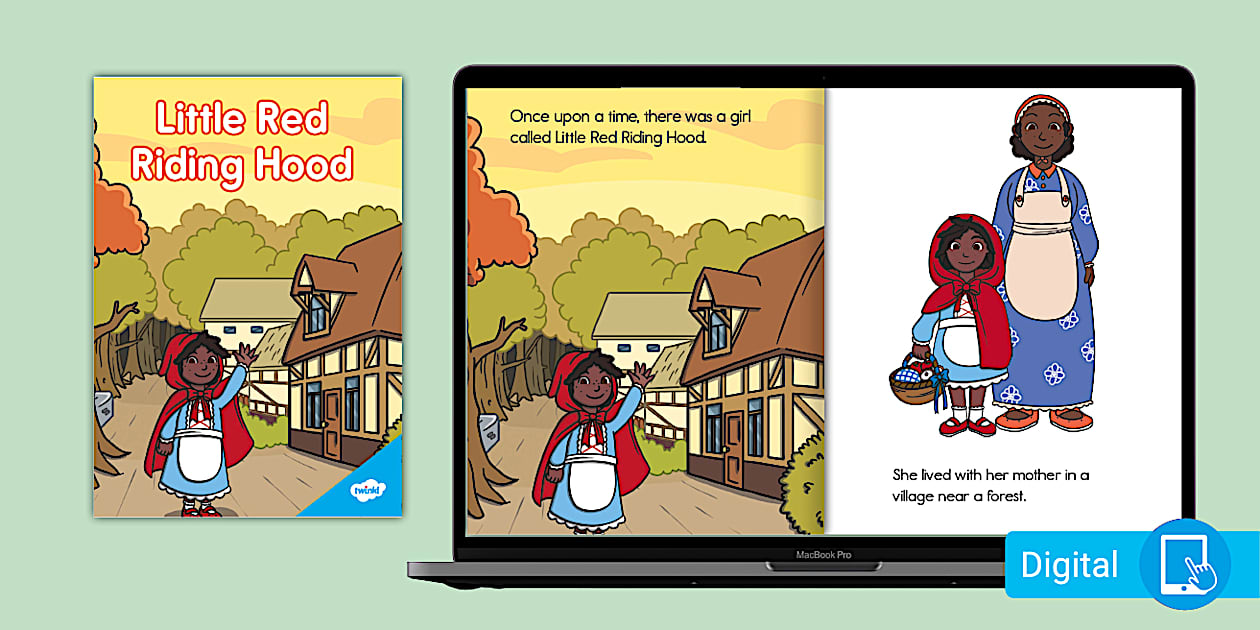 Little Red Riding Hood Story eBook (Teacher-Made) - Twinkl