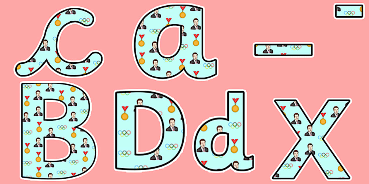 Sebastian Coe Themed Display Lettering (Teacher-Made)