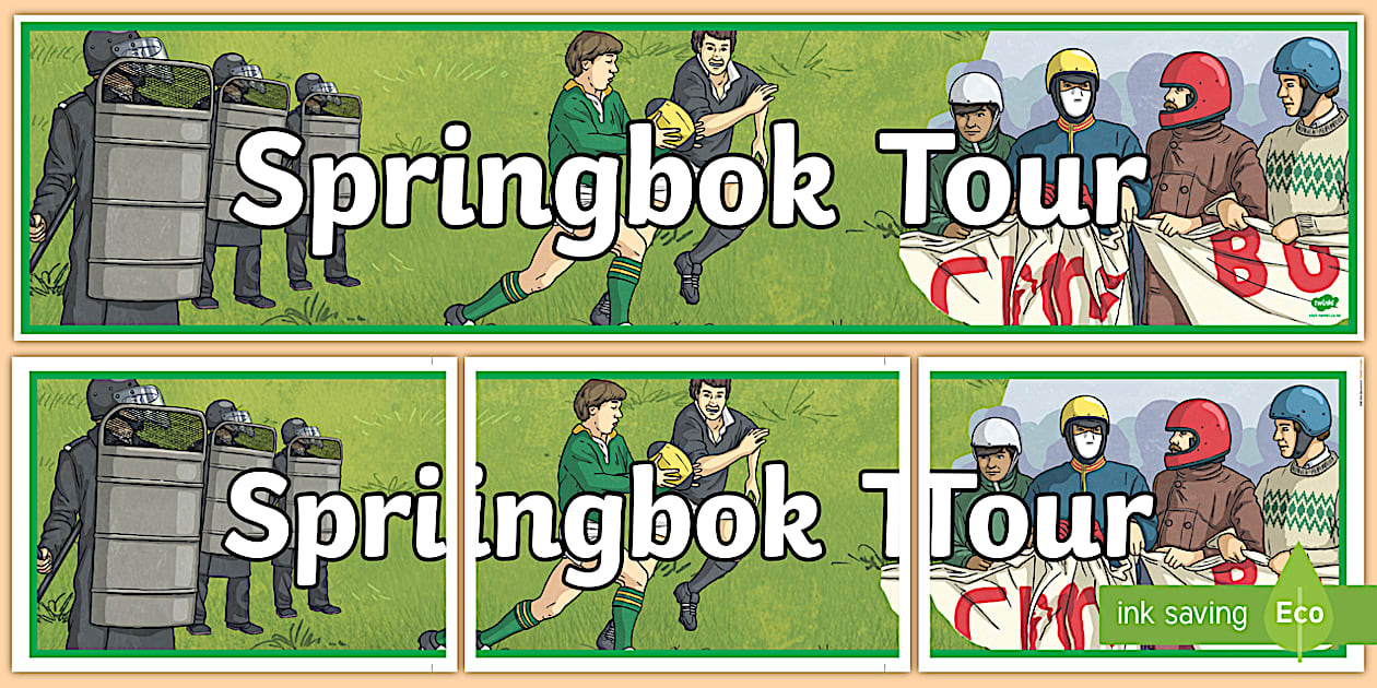 Springbok Tour Banner