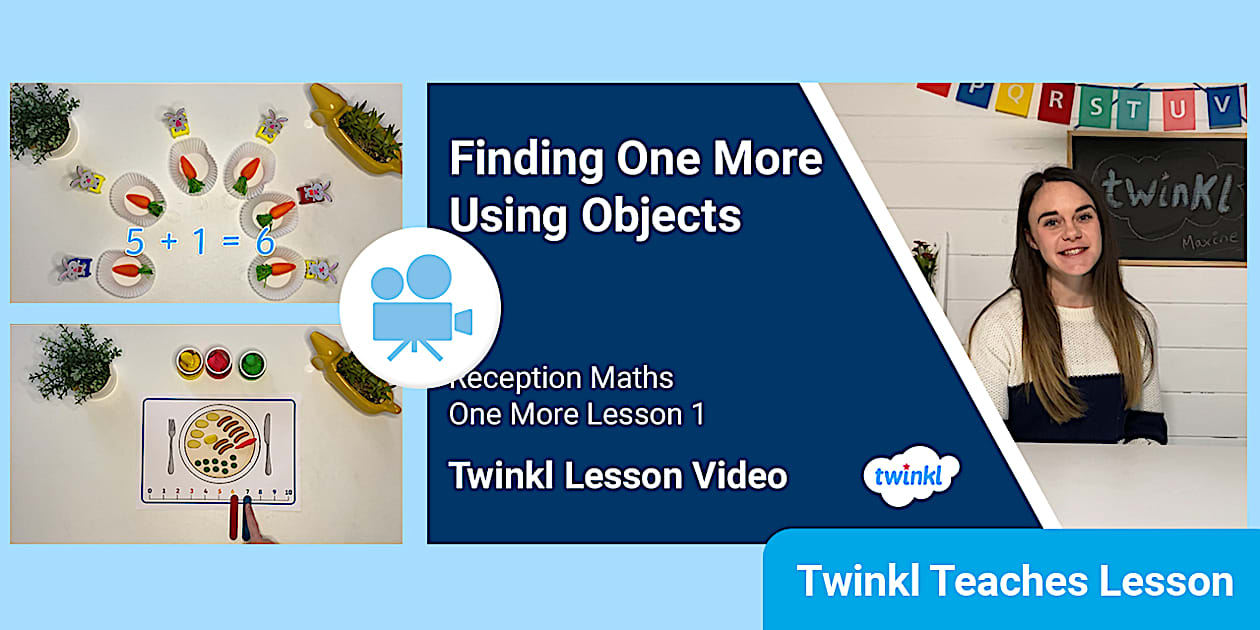 👉 One More Video Lesson 1 | EYFS Addition Tutorial