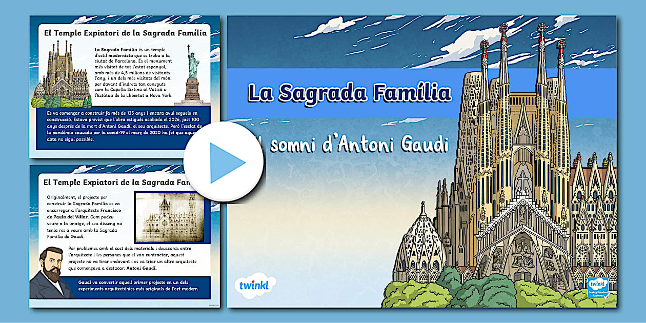 Presentació: La Sagrada Família - Català (teacher made)