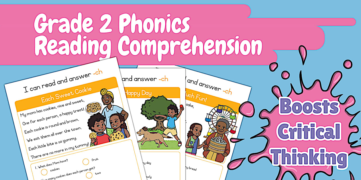Grade 2 Phonics Term 1 - -ch Reading Comprehension (CAPS Aligned)
