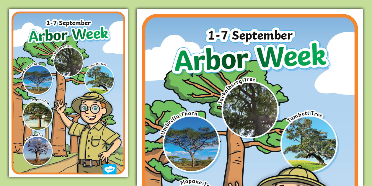 Grade 1 Life Skills - Poster: Arbor Week (CAPS Aligned)