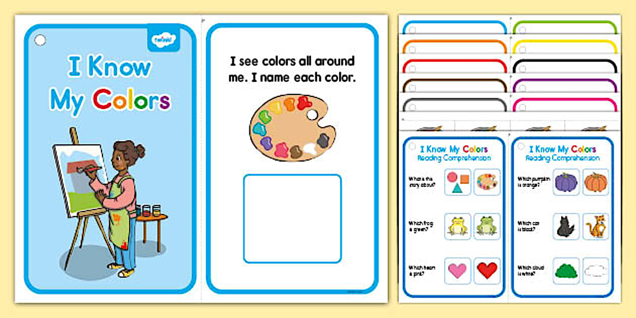 I Know My Colors Adapted Reader for Special Education